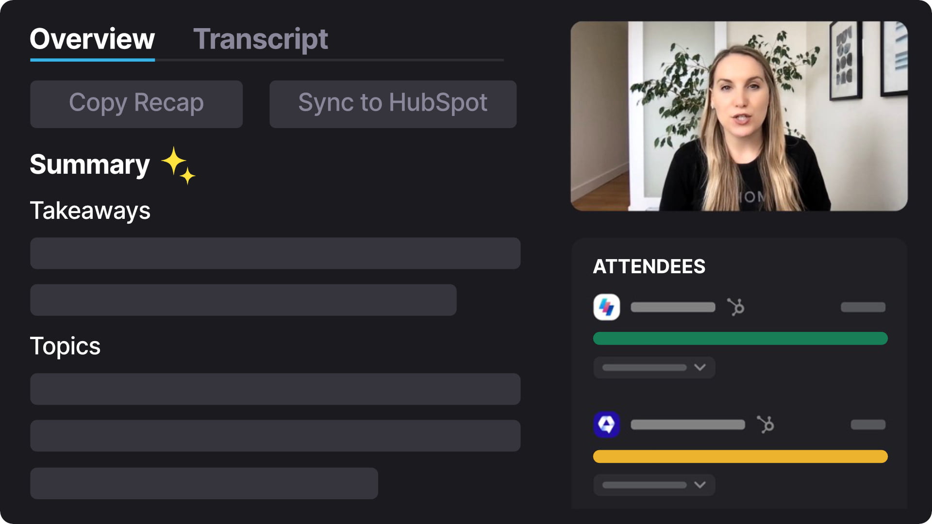 Fathom.video | Manage your online meetings with AI.