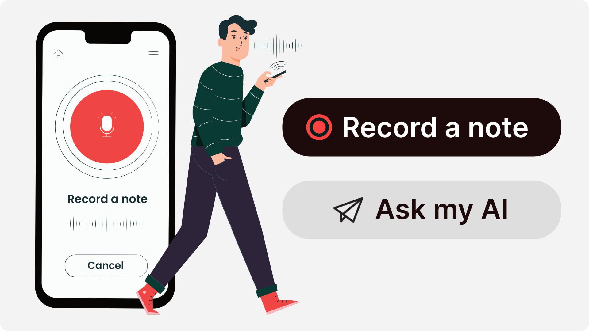 VoiceNotes.com | Convert your ideas into AI-organized notes.