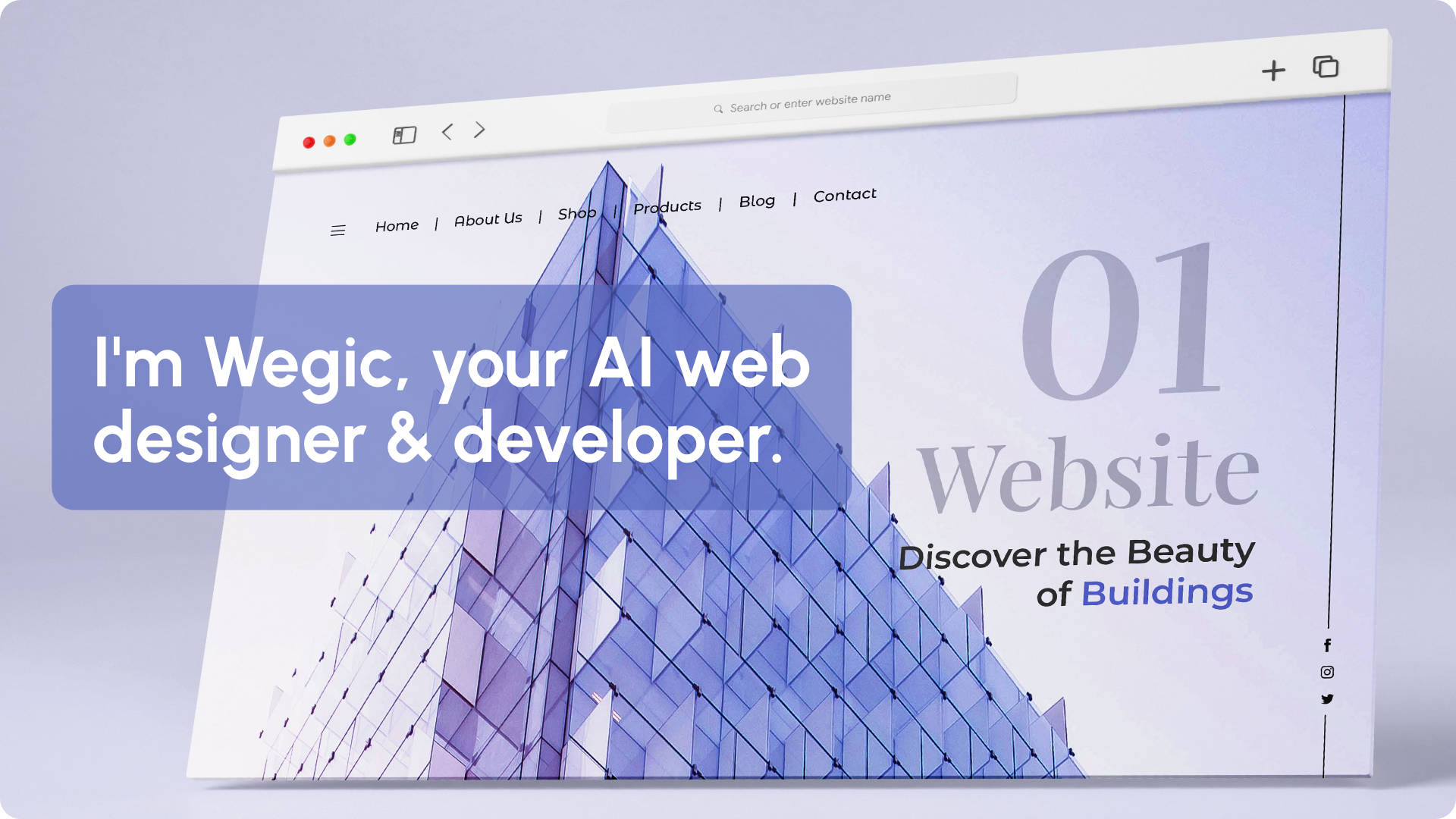 Wegic.ai | Create websites through an AI chat interface.