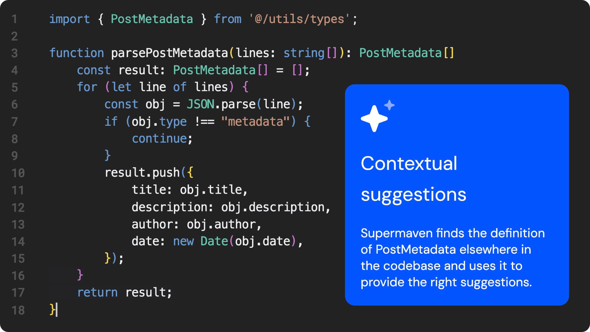 SuperMaven.com | Write better codes 2x faster with AI.